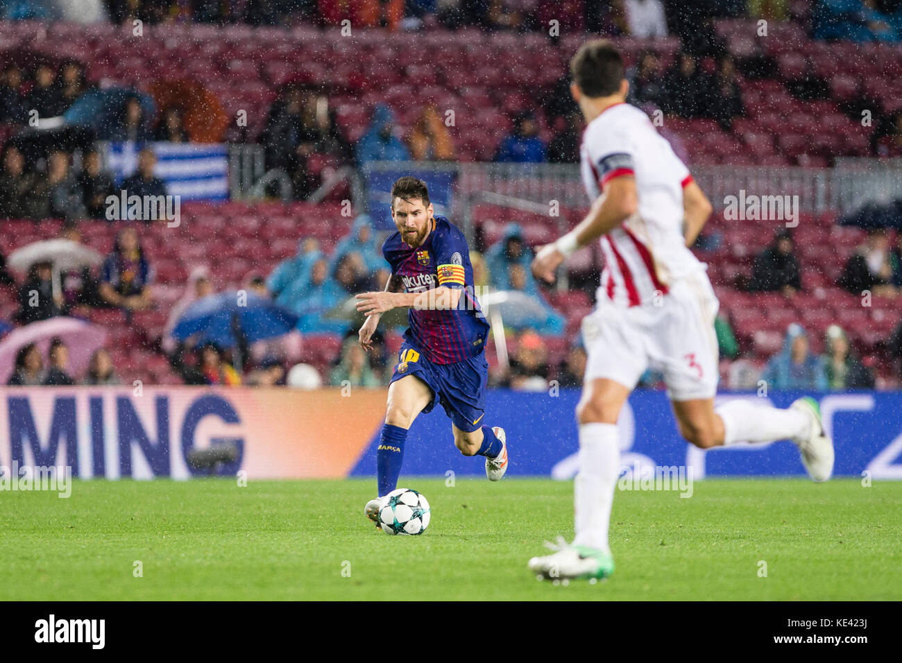 SPAIN - 18th of October: Lionel Messi during the match between FC ...
