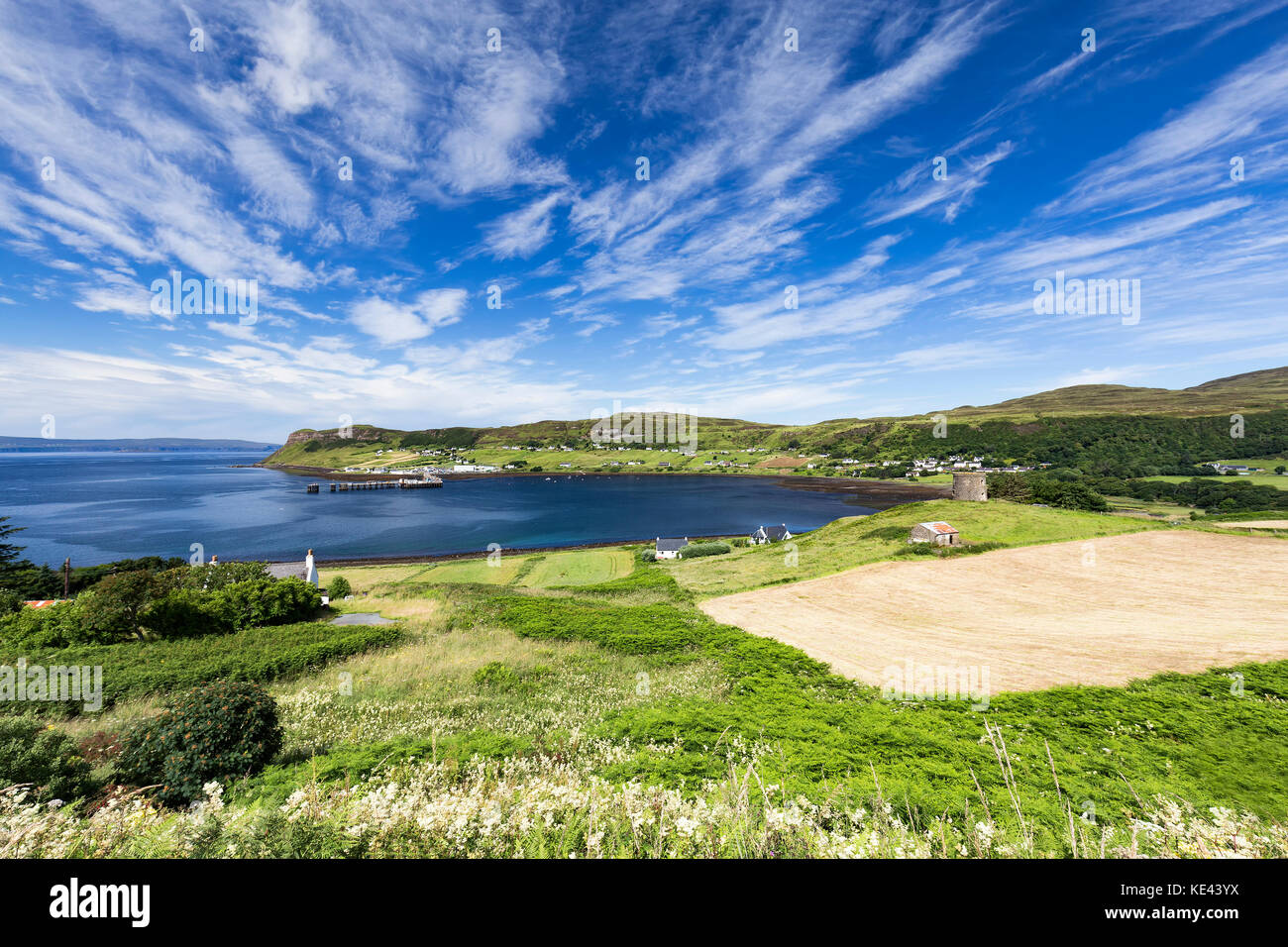Uig ferry port town tourism hi-res stock photography and images - Alamy