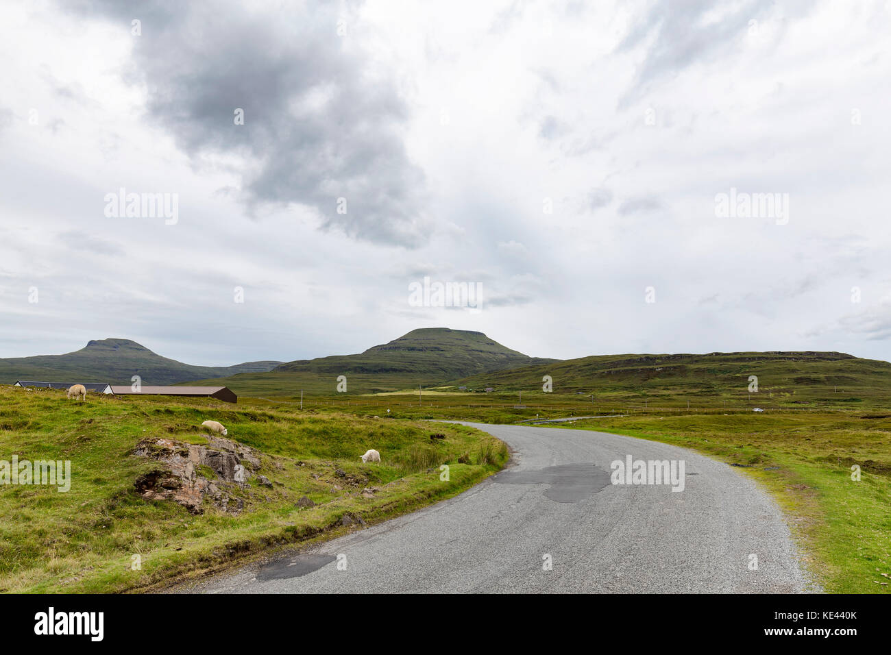 Macleod's Tables geological formations as seen from Dunvegan on the ...