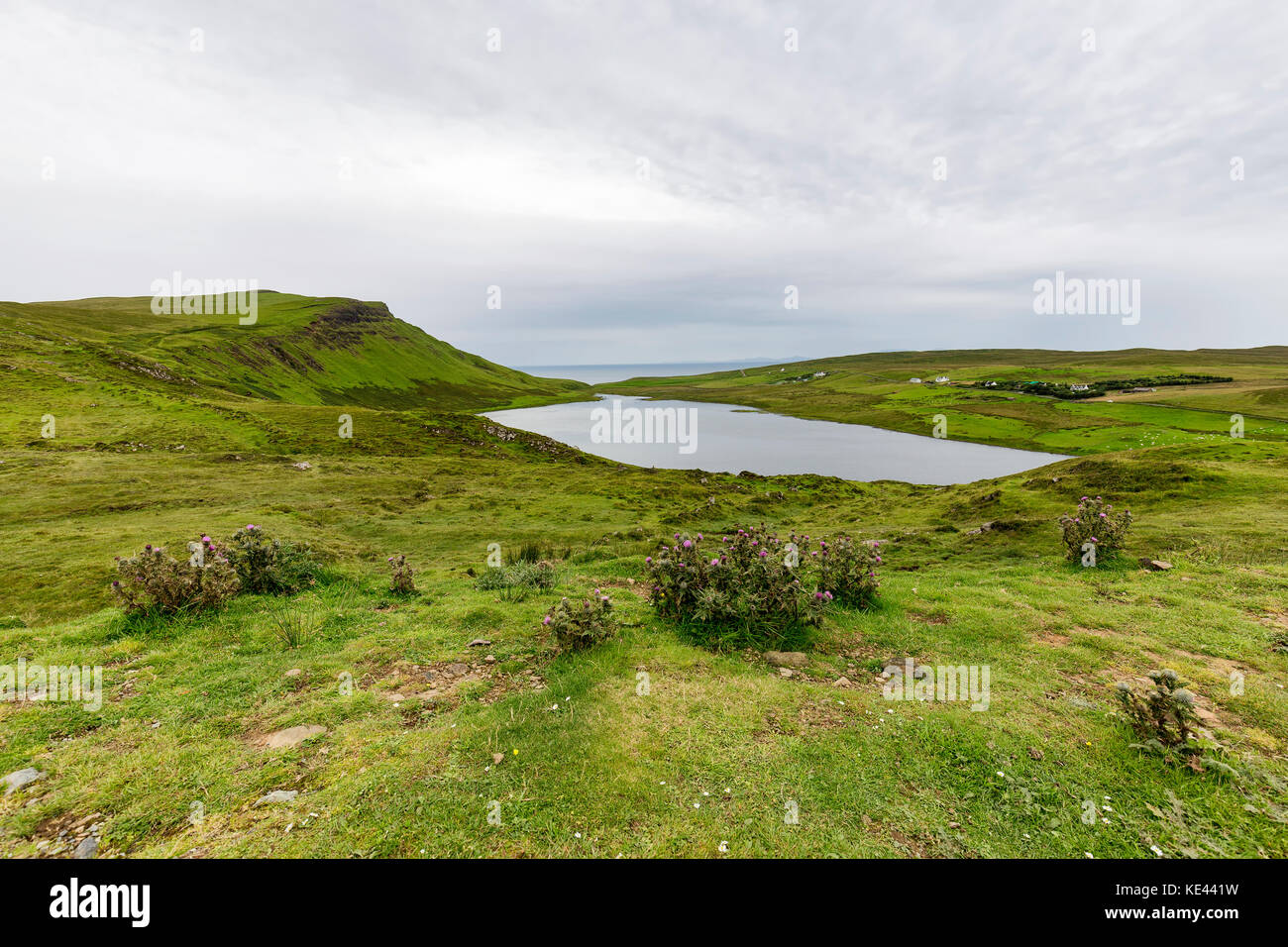 Loch Mor in Waterstein on the Isle of Skye in Scotland Stock Photo - Alamy