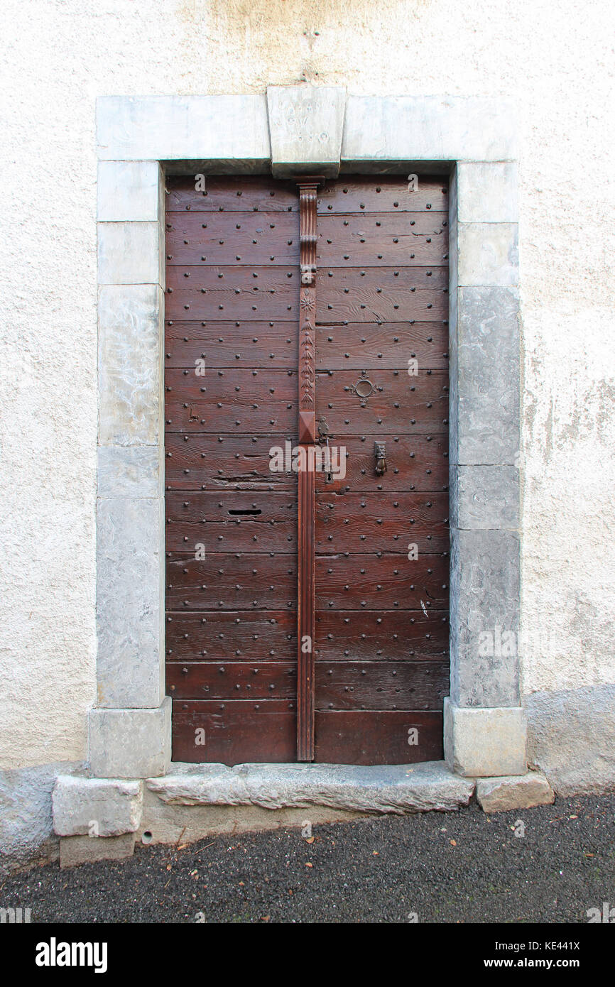 houses in Aas (France Stock Photo - Alamy