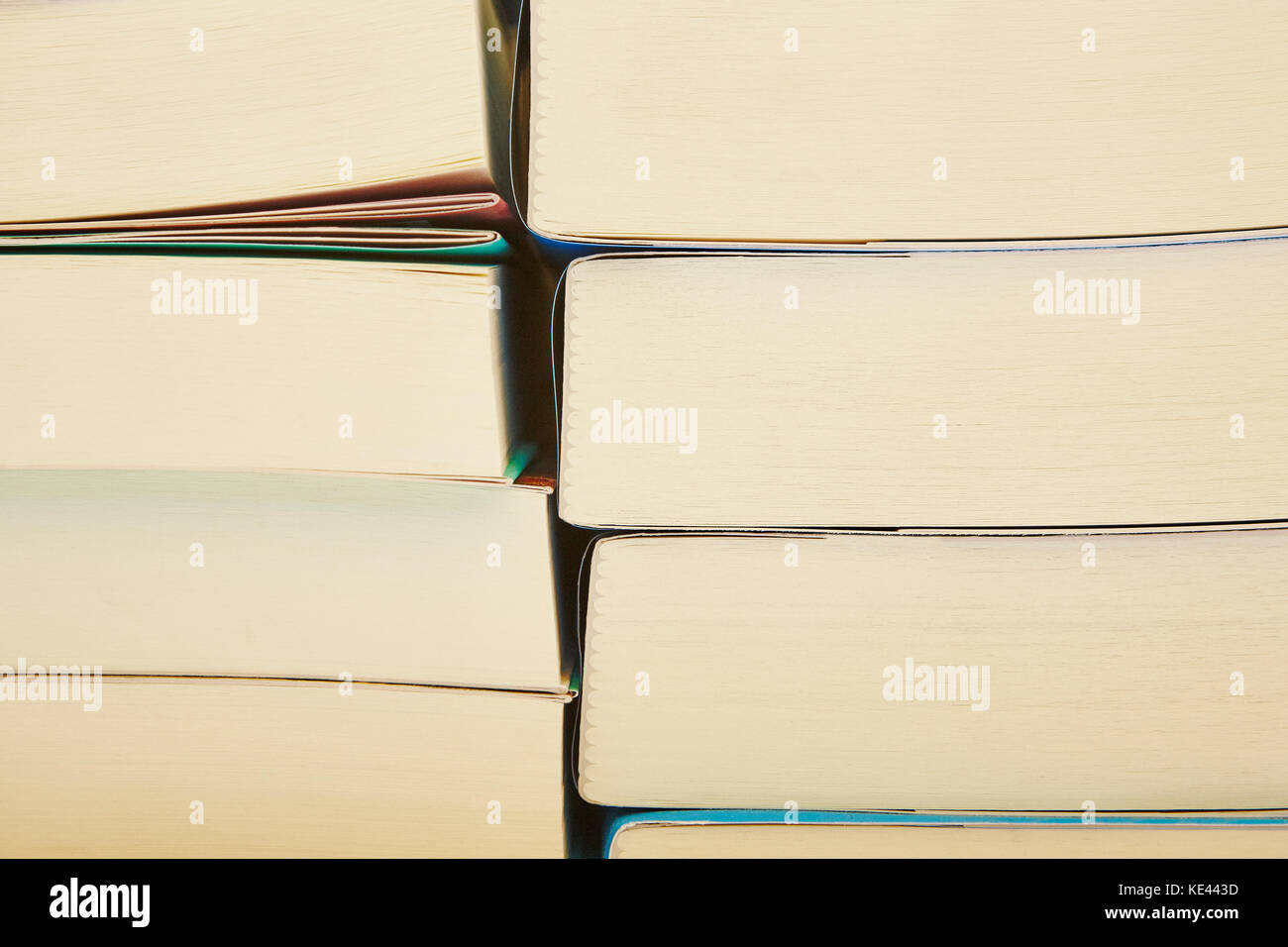 Stacked books. Educational and learning background. School items ...