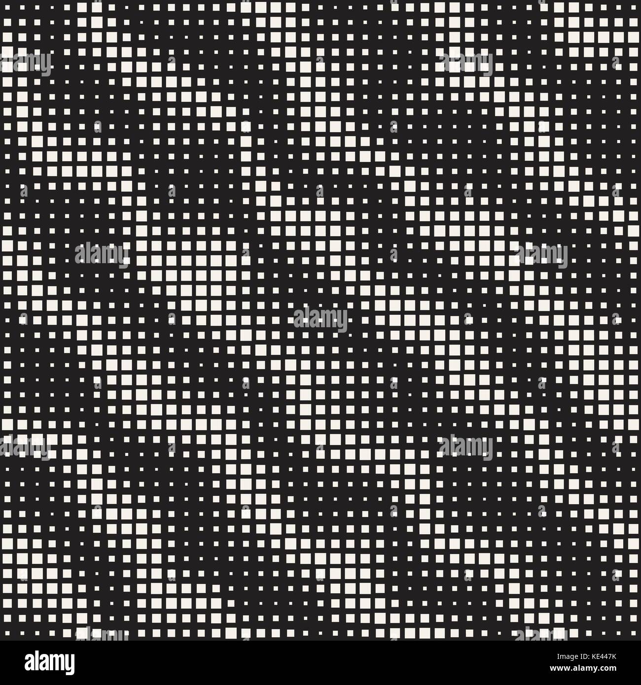 Modern Stylish Halftone Texture Endless Abstract Background With Random Size Squares Vector