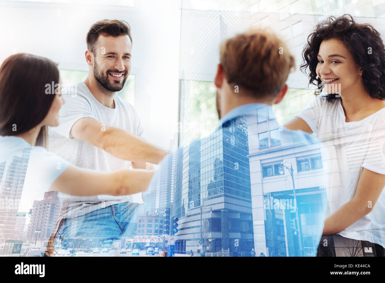 Keeping friends together hi-res stock photography and images - Alamy