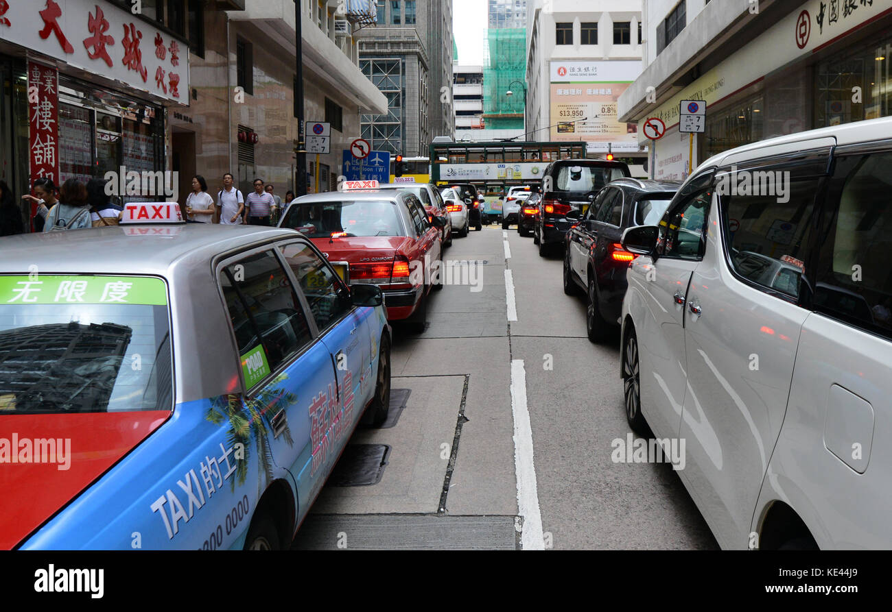 Traffic in Hong Kong Stock Photo - Alamy