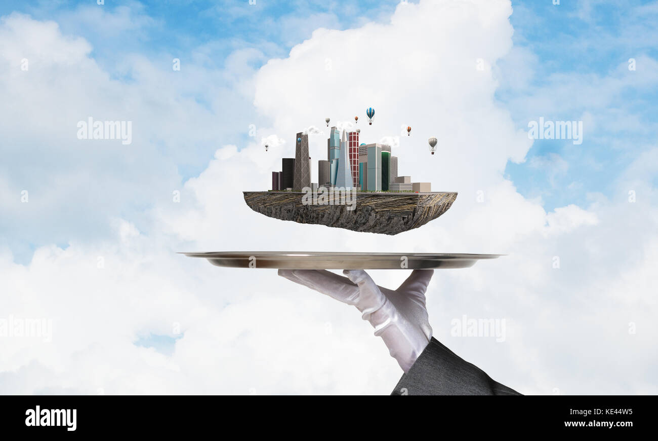 Concept of modern urban development Stock Photo - Alamy