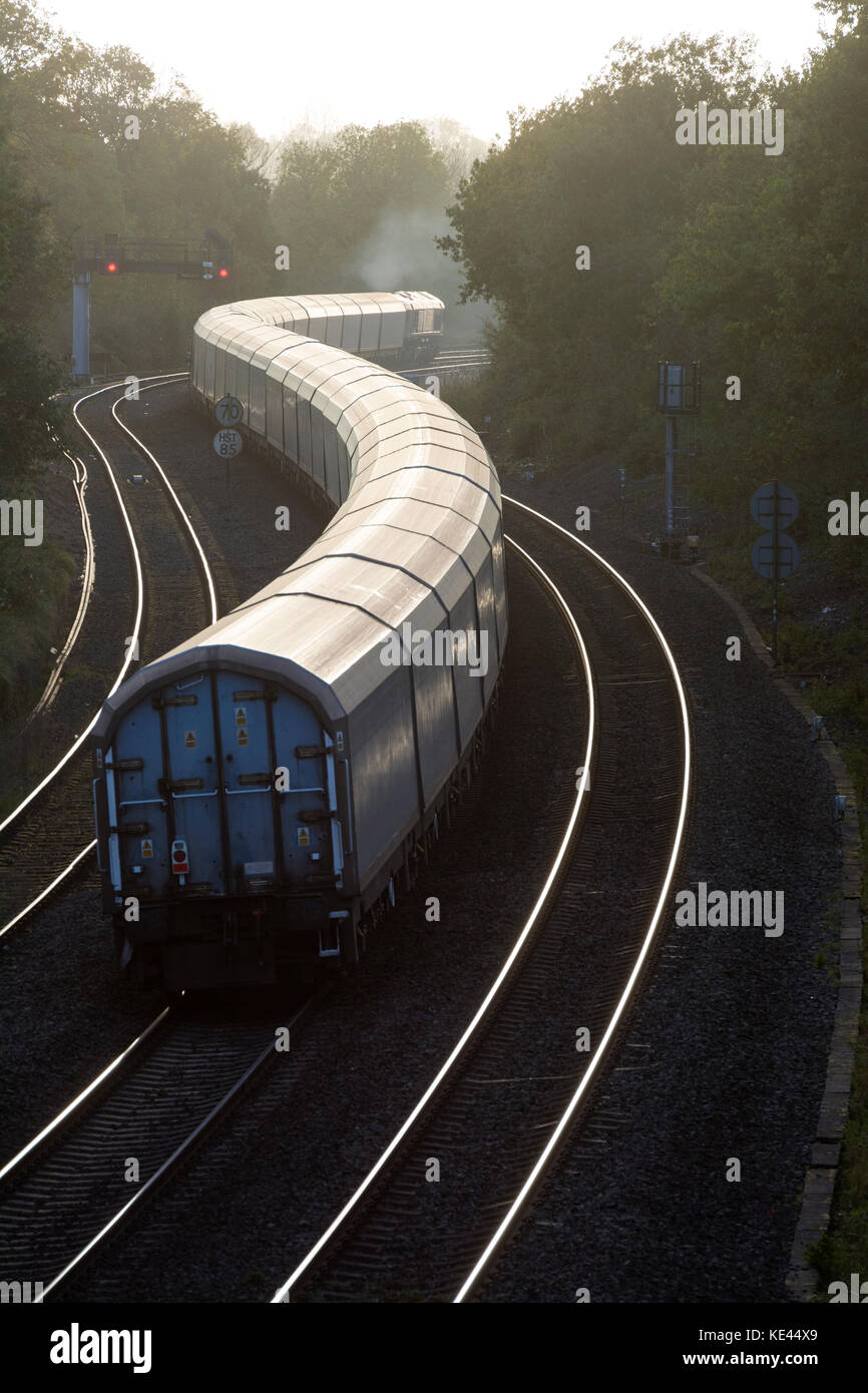 Long freight car hi-res stock photography and images - Alamy