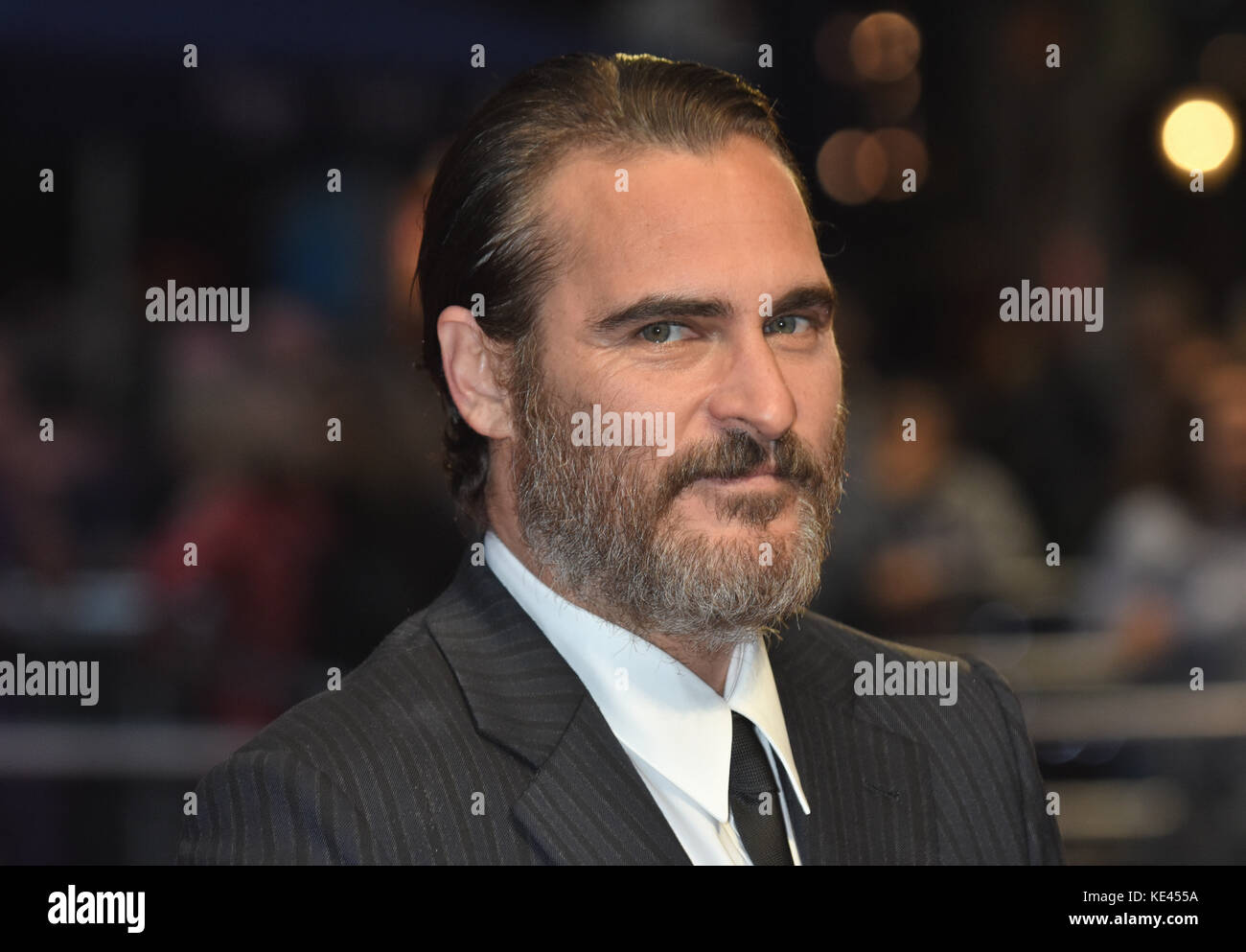 Joaquin Phoenix Beard Letterman