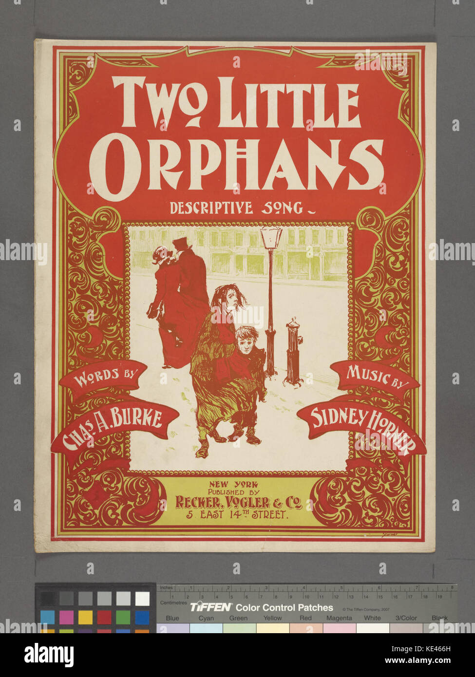 Two little orphans (NYPL Hades 609607 1256643 Stock Photo - Alamy