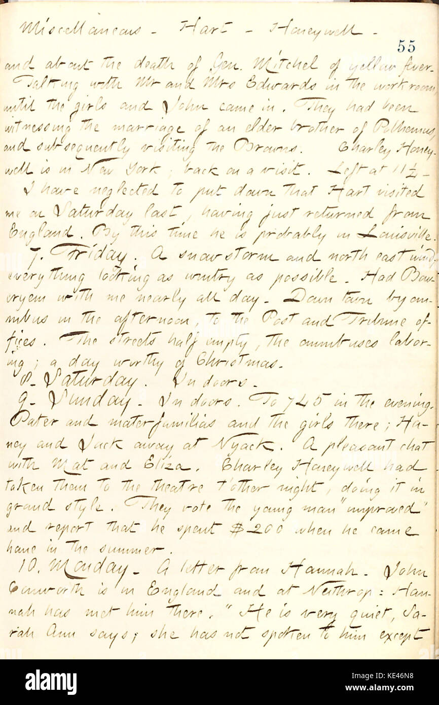 The diary entry from Thomas Butler Gunn on November 6, 1862, offers a ...