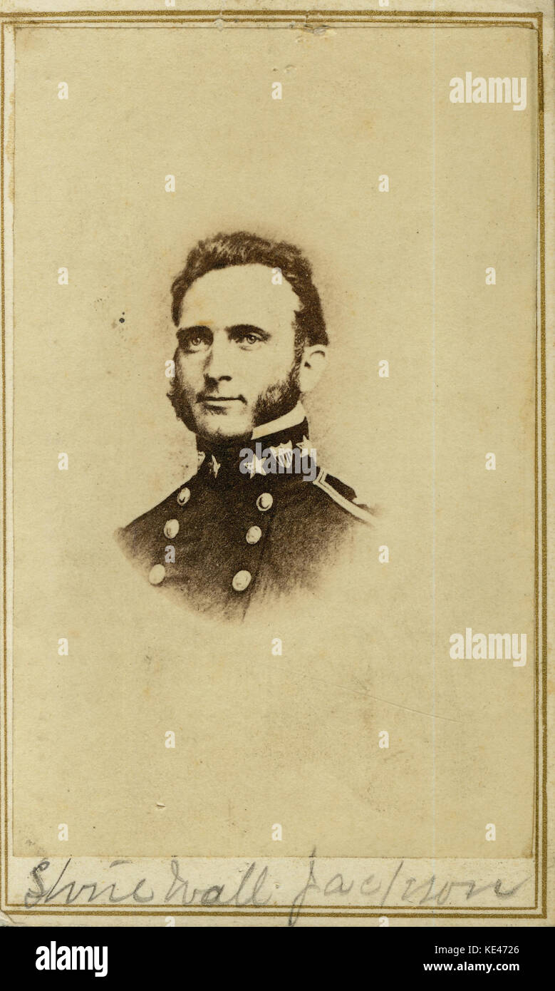 Thomas J. Jackson, General (Confederate Stock Photo - Alamy
