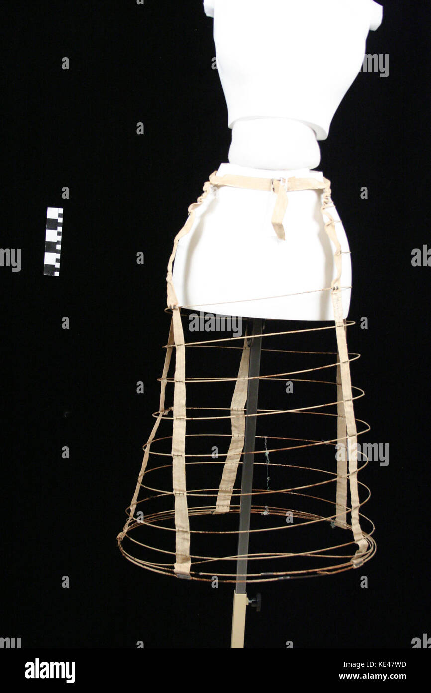 Woman's Steel Cage Crinoline Stock Photo - Alamy