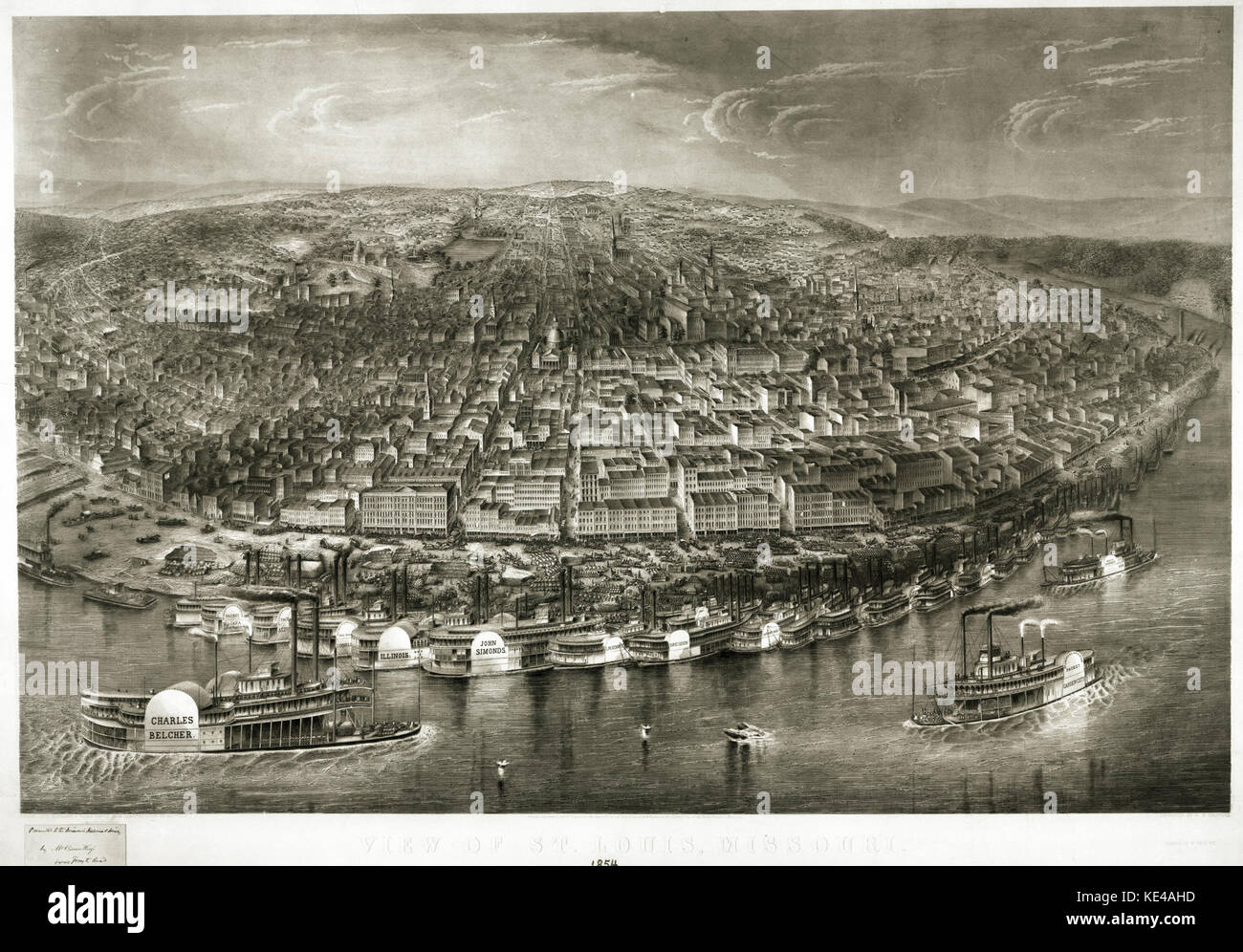 View of St. Louis Stock Photo - Alamy