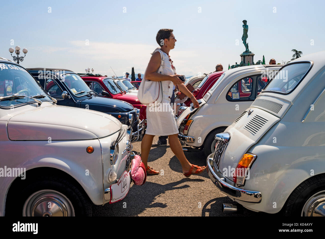 europe,italy,tuscany,italy,fiat 500,old car,vintage car,abarth,colors ...