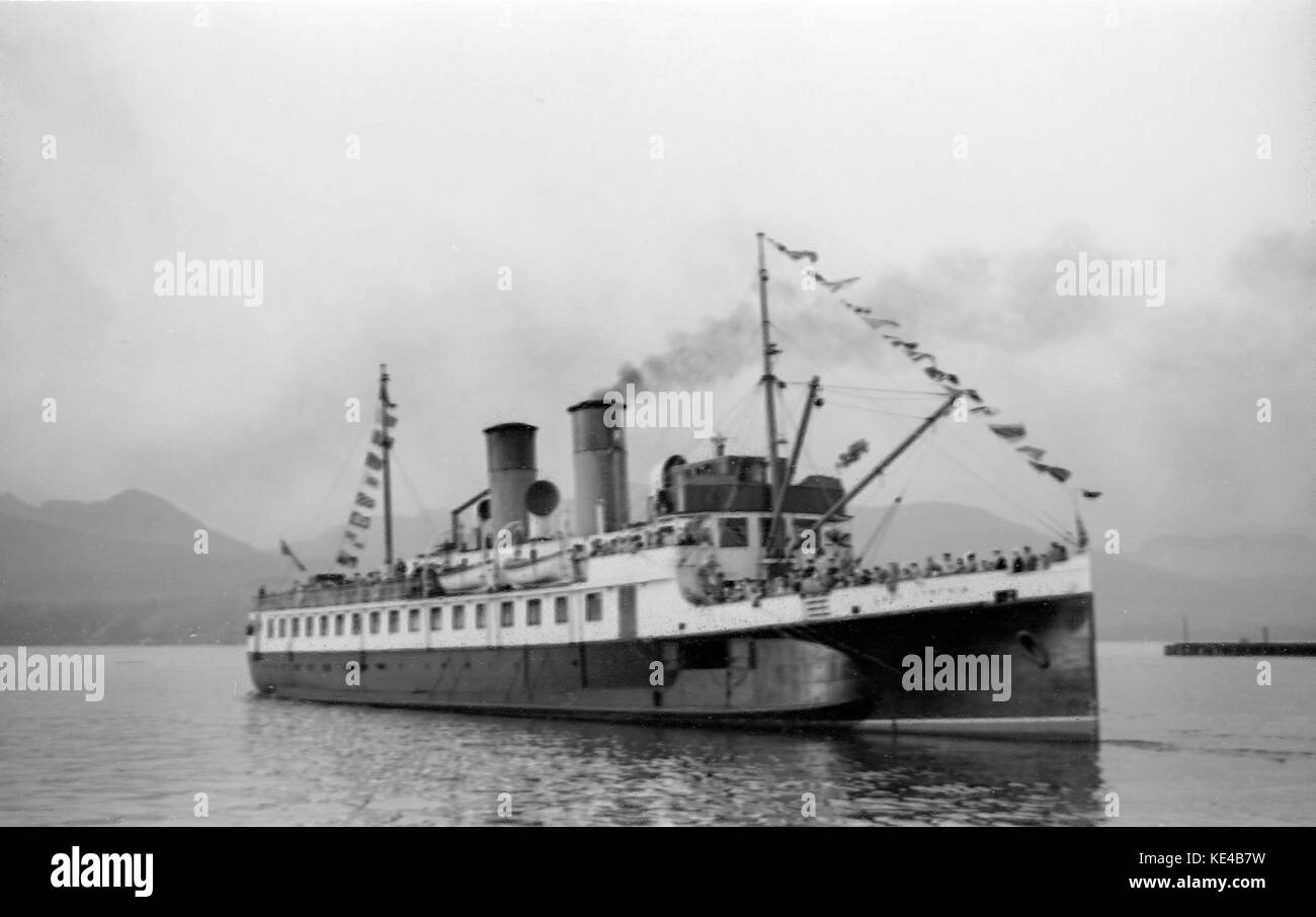 SS Lady Cynthia at Vancouver circa 1935 Stock Photo - Alamy