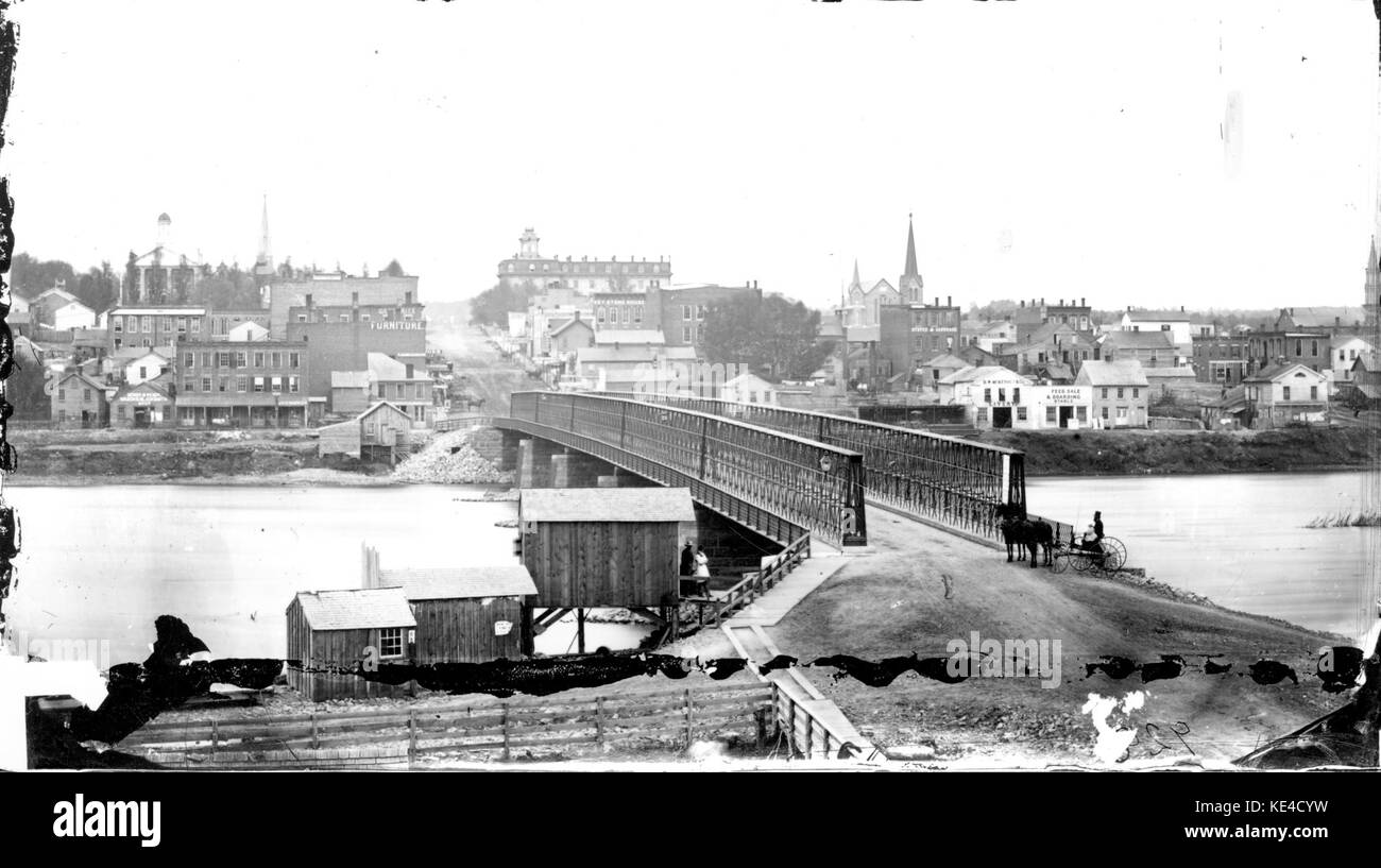 The *Truesdell Bridge* in *Dixon*, constructed around 1869, is a ...