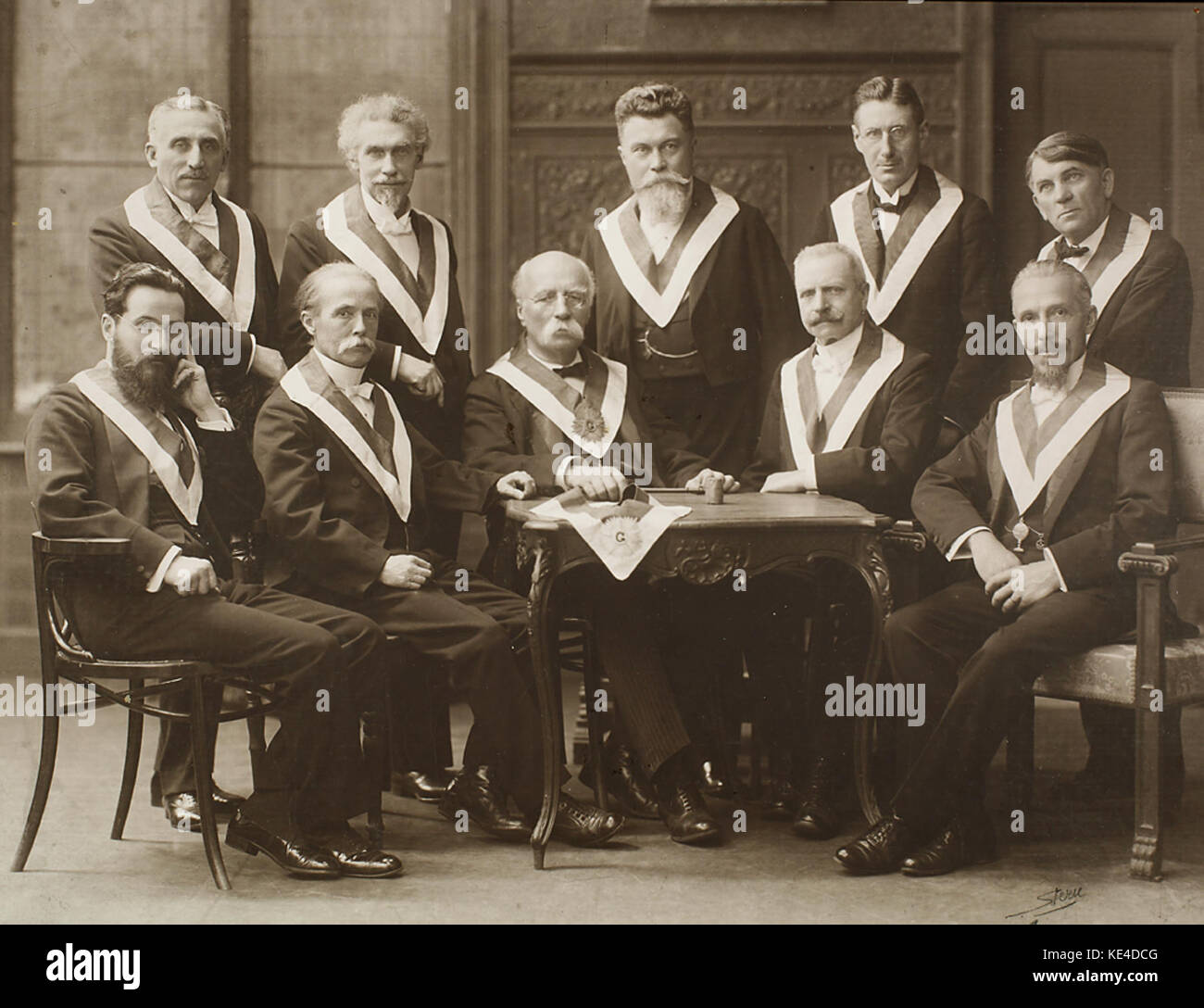 Loge Les Amis philanthropes Stock Photo - Alamy