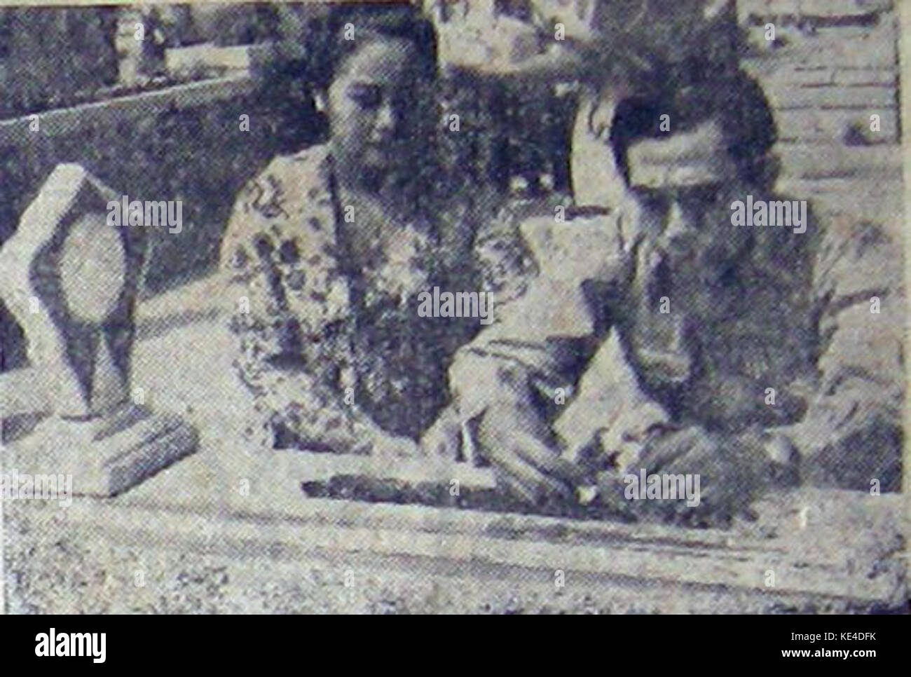 Maladi and wife Nasional 26 Nov 1960 p1 Stock Photo - Alamy