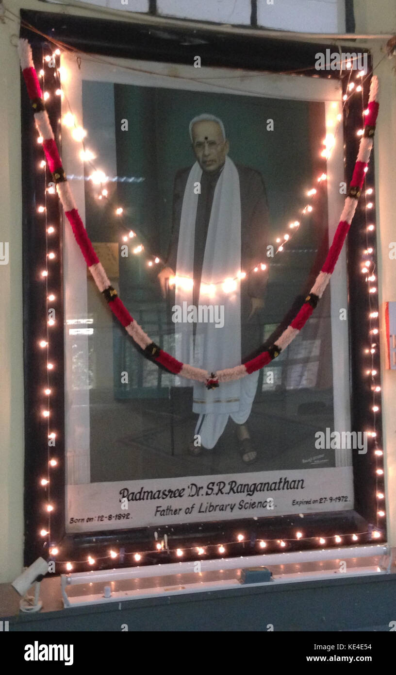 S. R. Ranganathan Stock Photo - Alamy