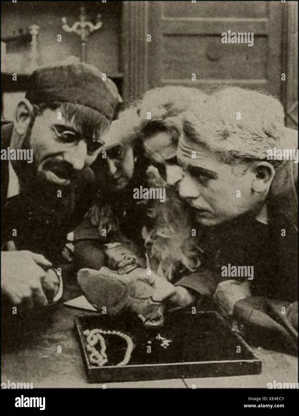 The Blood Red Tape of Charity still Stock Photo - Alamy