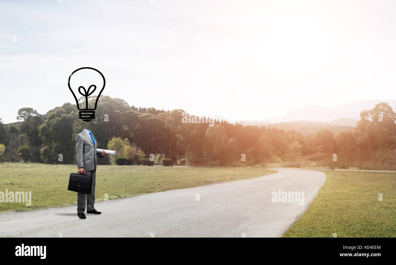 Man of creative ideas Stock Photo - Alamy