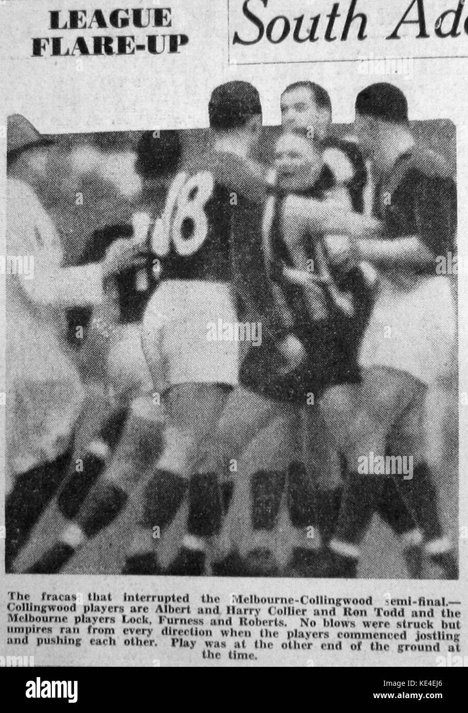 Albert Collier, Harry Collier, Ron Todd, Wally Lock, Frank Roberts and ...