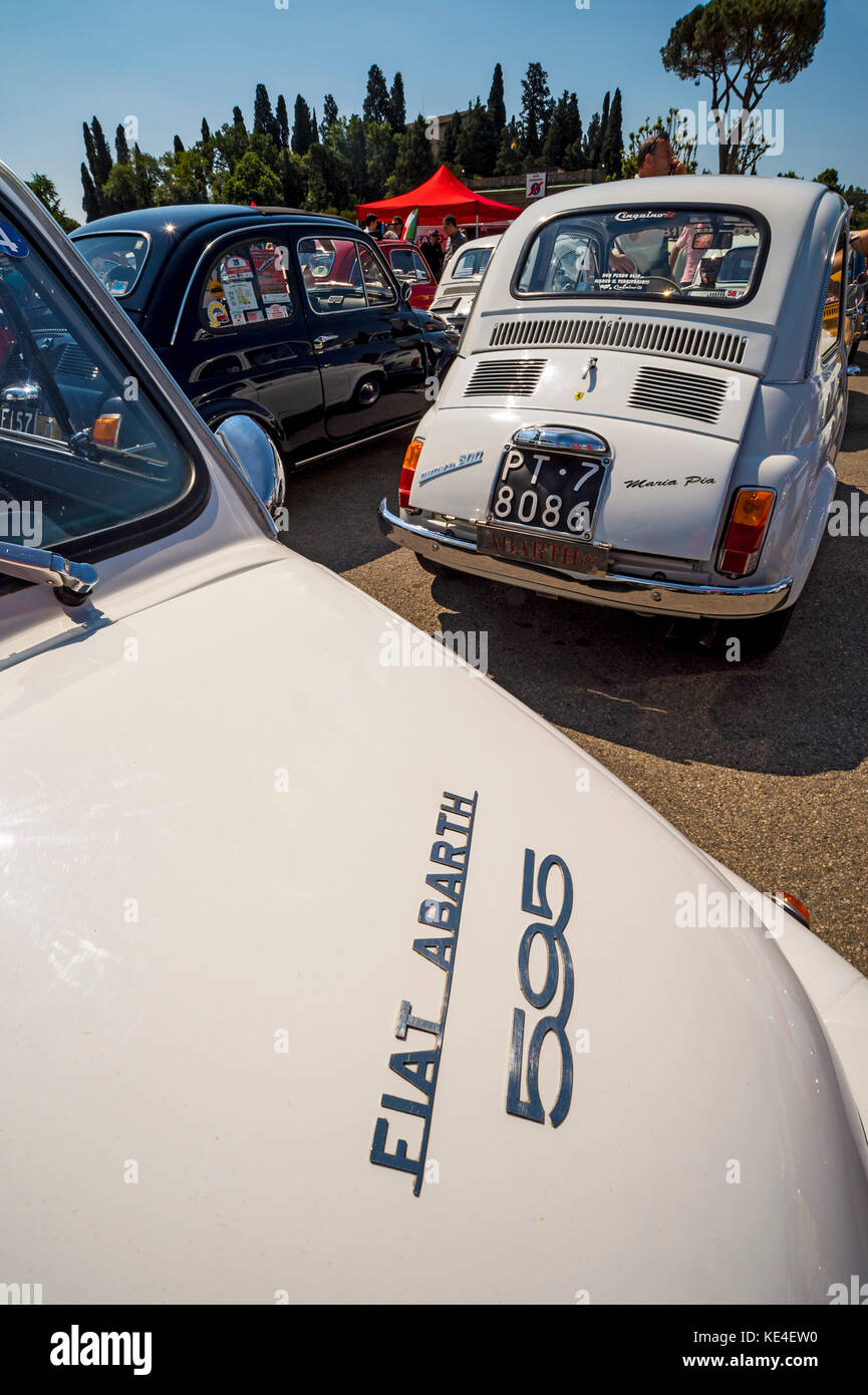 europe,italy,tuscany,italy,fiat 500,old car,vintage car,abarth,colors ...