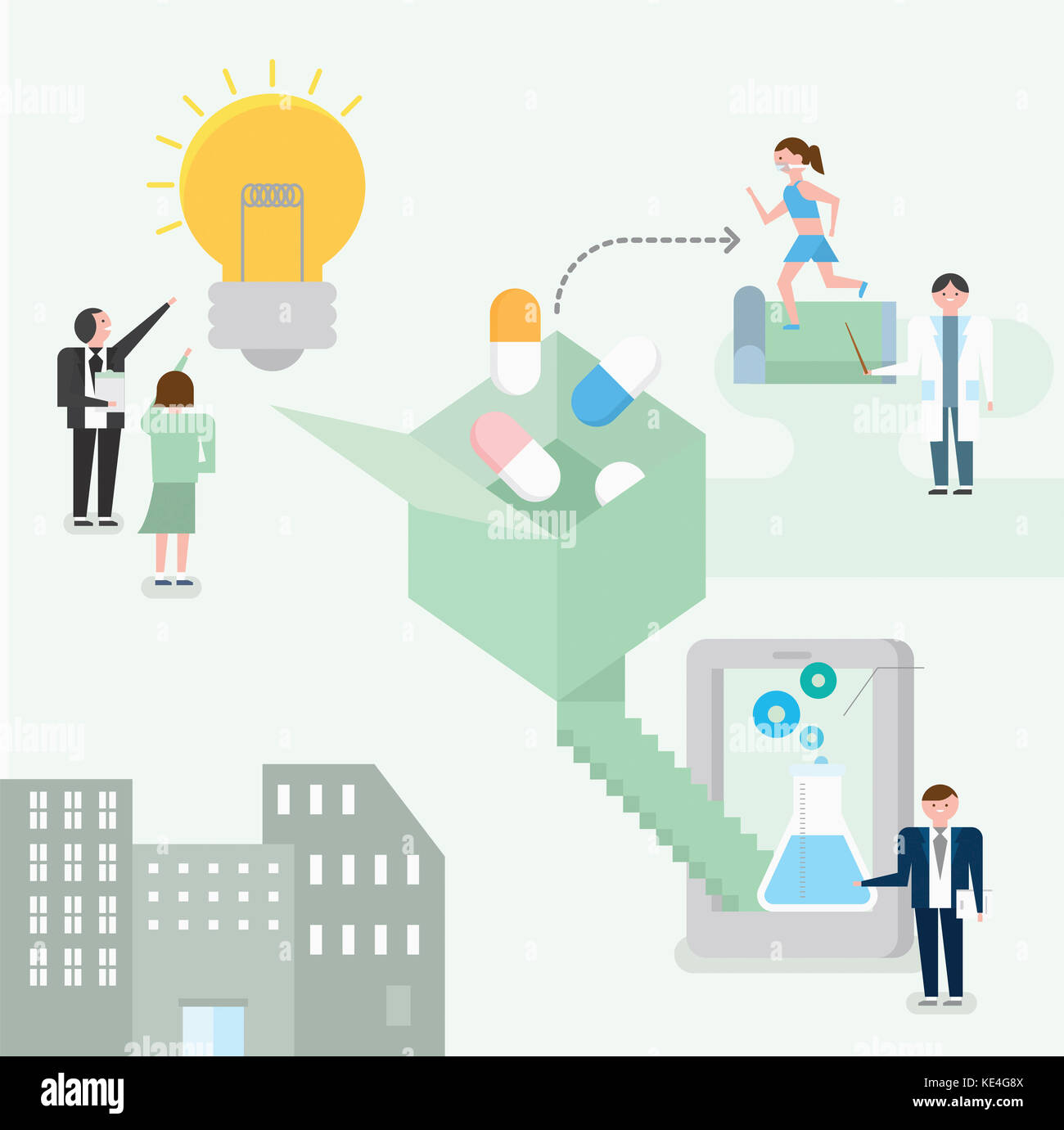 Process of new medicine development Stock Photo - Alamy