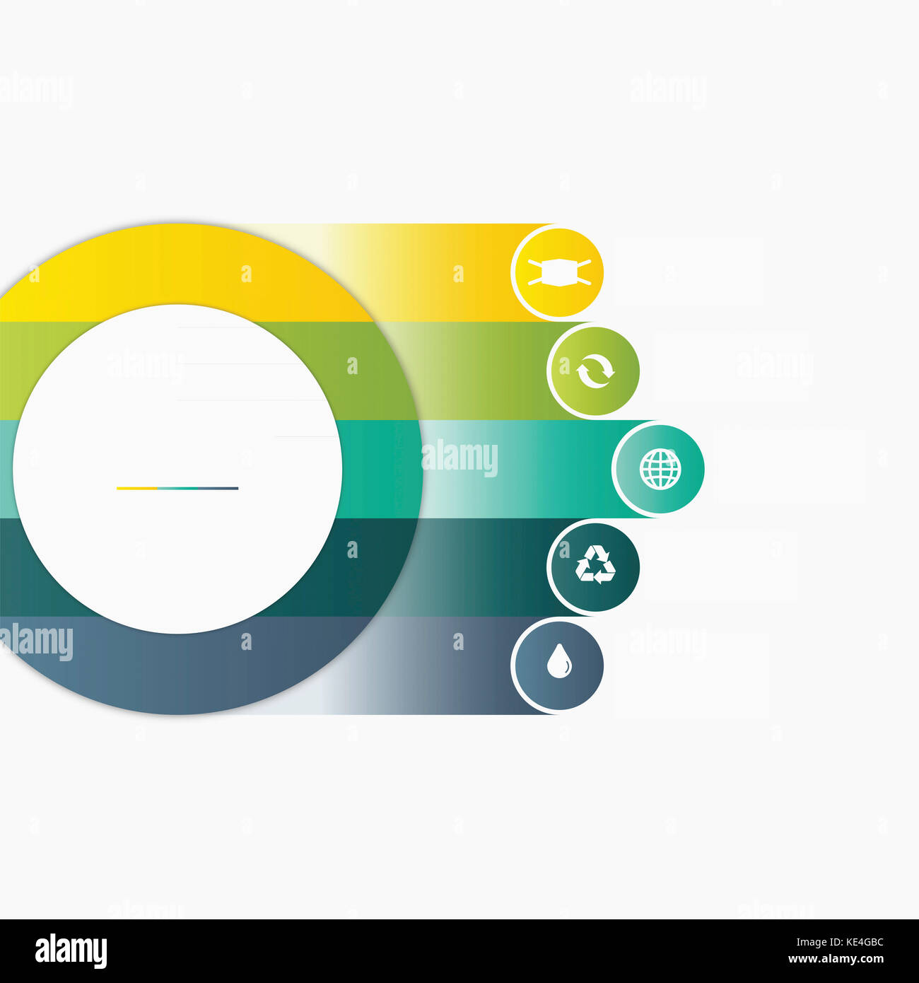 Infographic diagrams of circles Stock Photo - Alamy