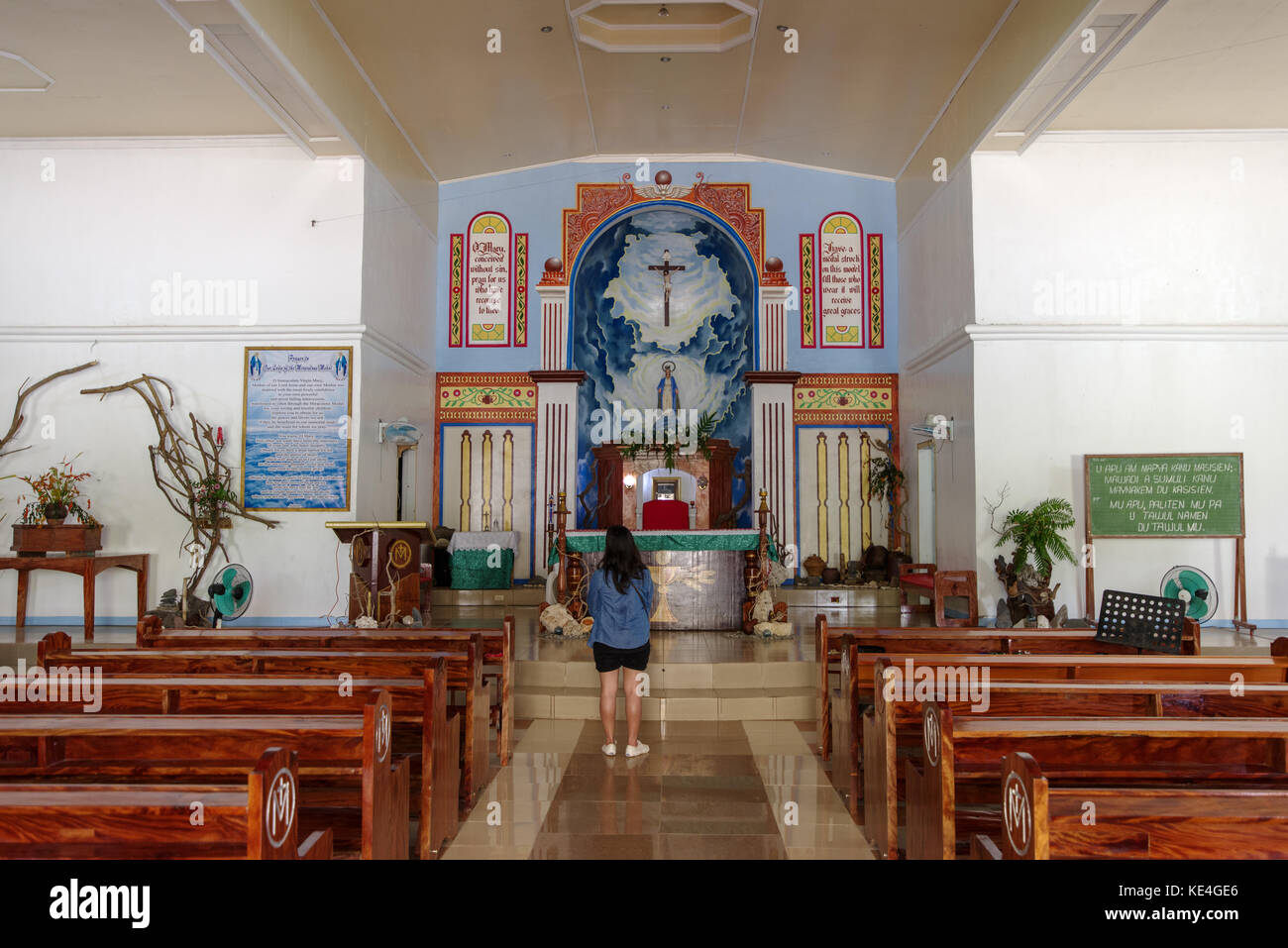 Sep 22, 2017 inside of San Jose Borromeo Church, Batanes, Philippines ...