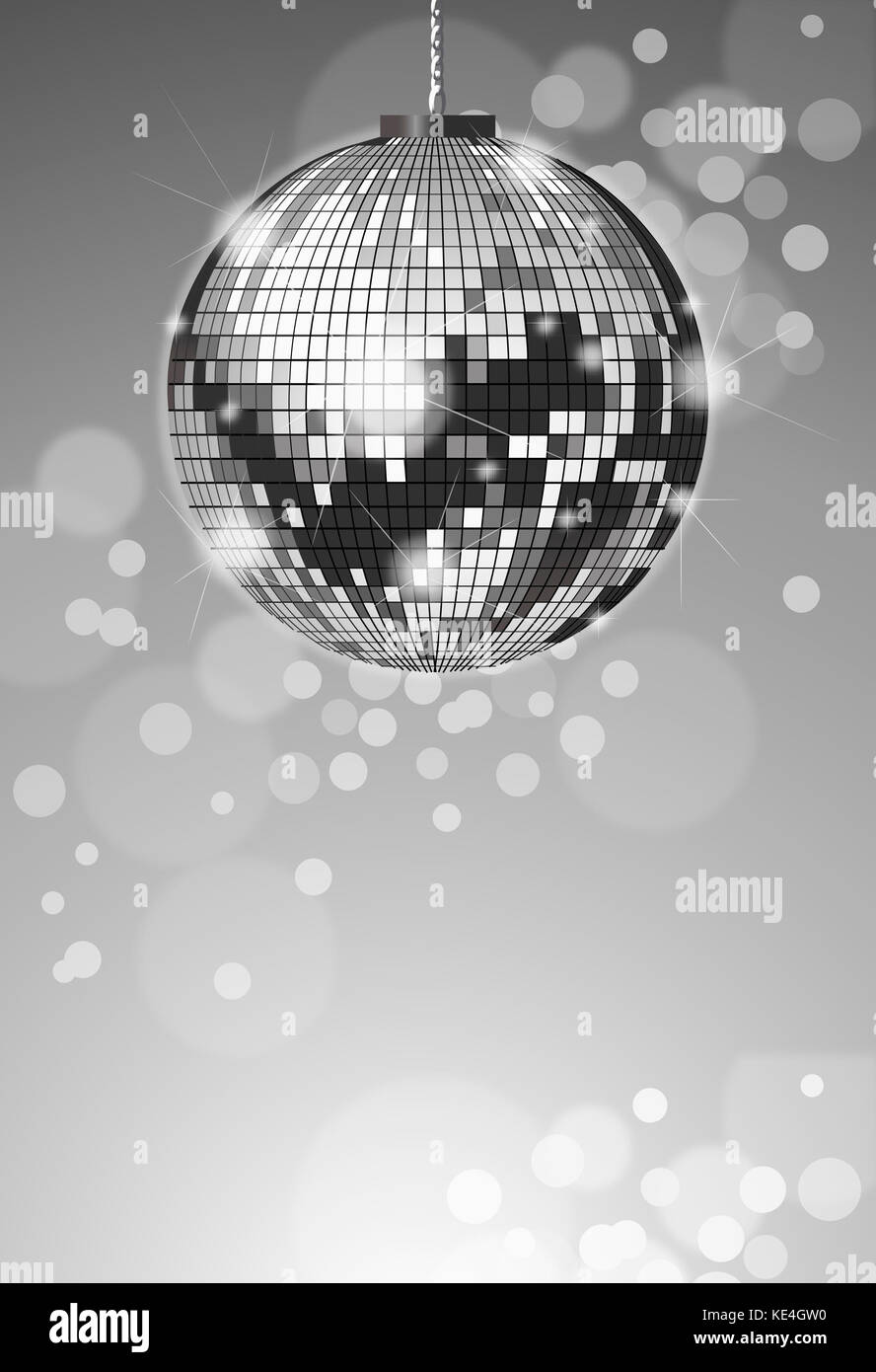 Shining mirror ball Stock Photo - Alamy