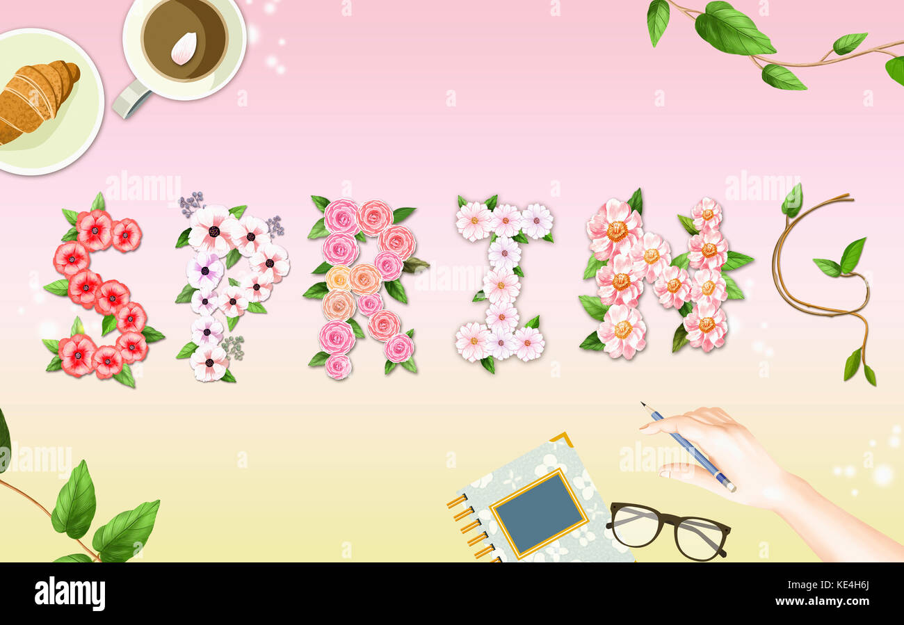 Background of spring Stock Photo - Alamy