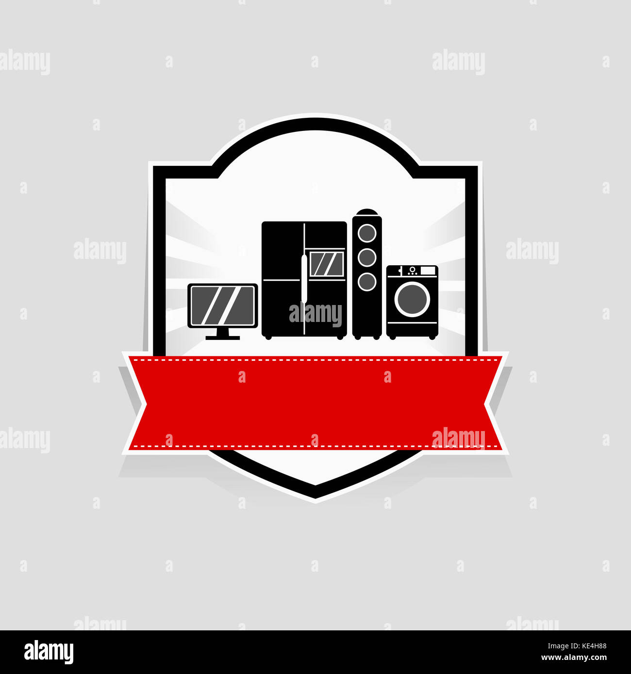 Vintage television sticker hi-res stock photography and images - Alamy