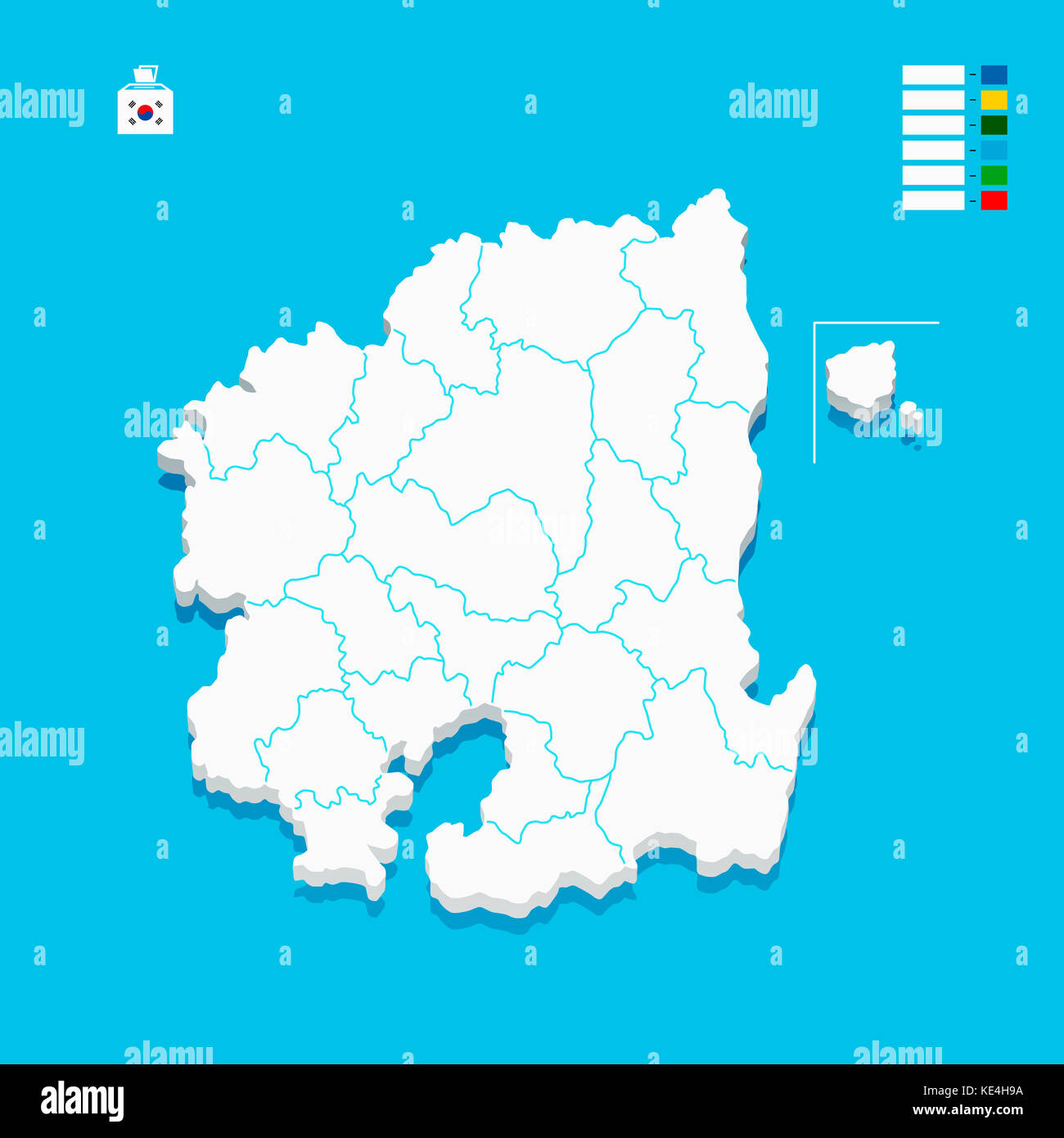 Gyeongsangbuk do map hi-res stock photography and images - Alamy
