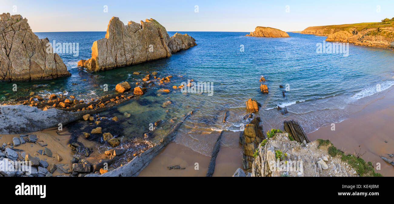 Arnia Beach, Cantabria, Spain Stock Photo - Alamy