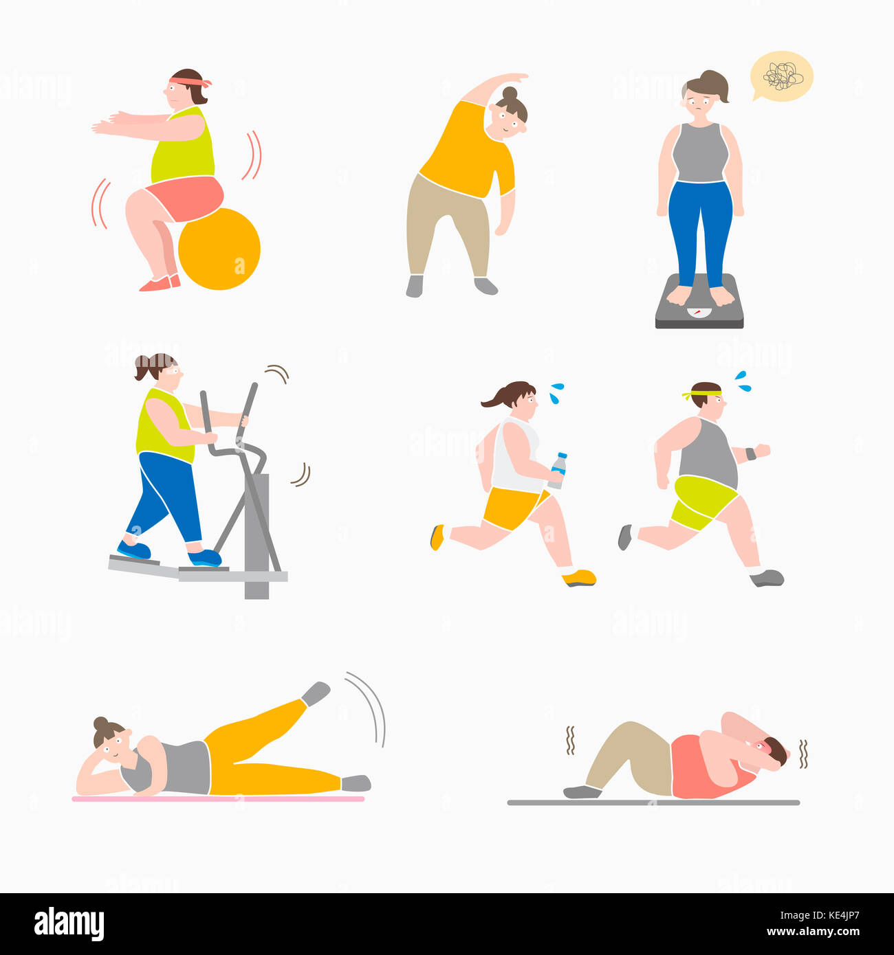 Group of people scale Cut Out Stock Images & Pictures - Alamy