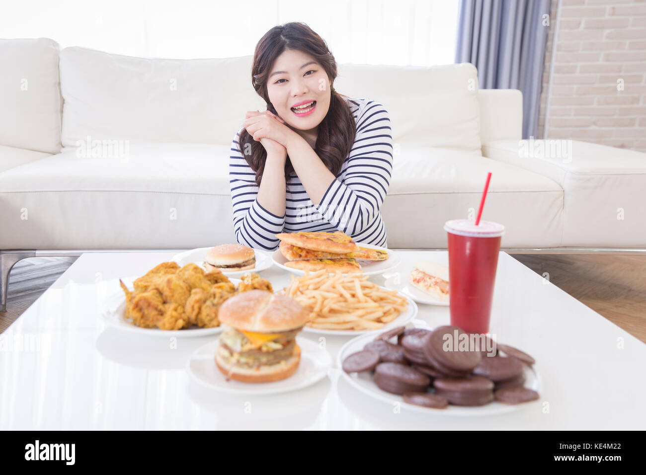 Indoors delighted hi-res stock photography and images - Alamy