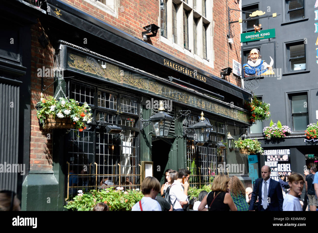 Shakespeare’s Head pub in Carnaby Street, London, UK Stock Photo - Alamy