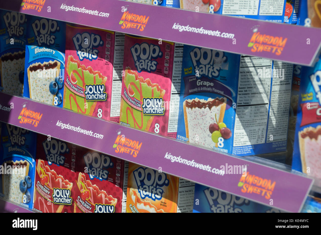 Boxes of Pop Tarts in a shop window Stock Photo - Alamy
