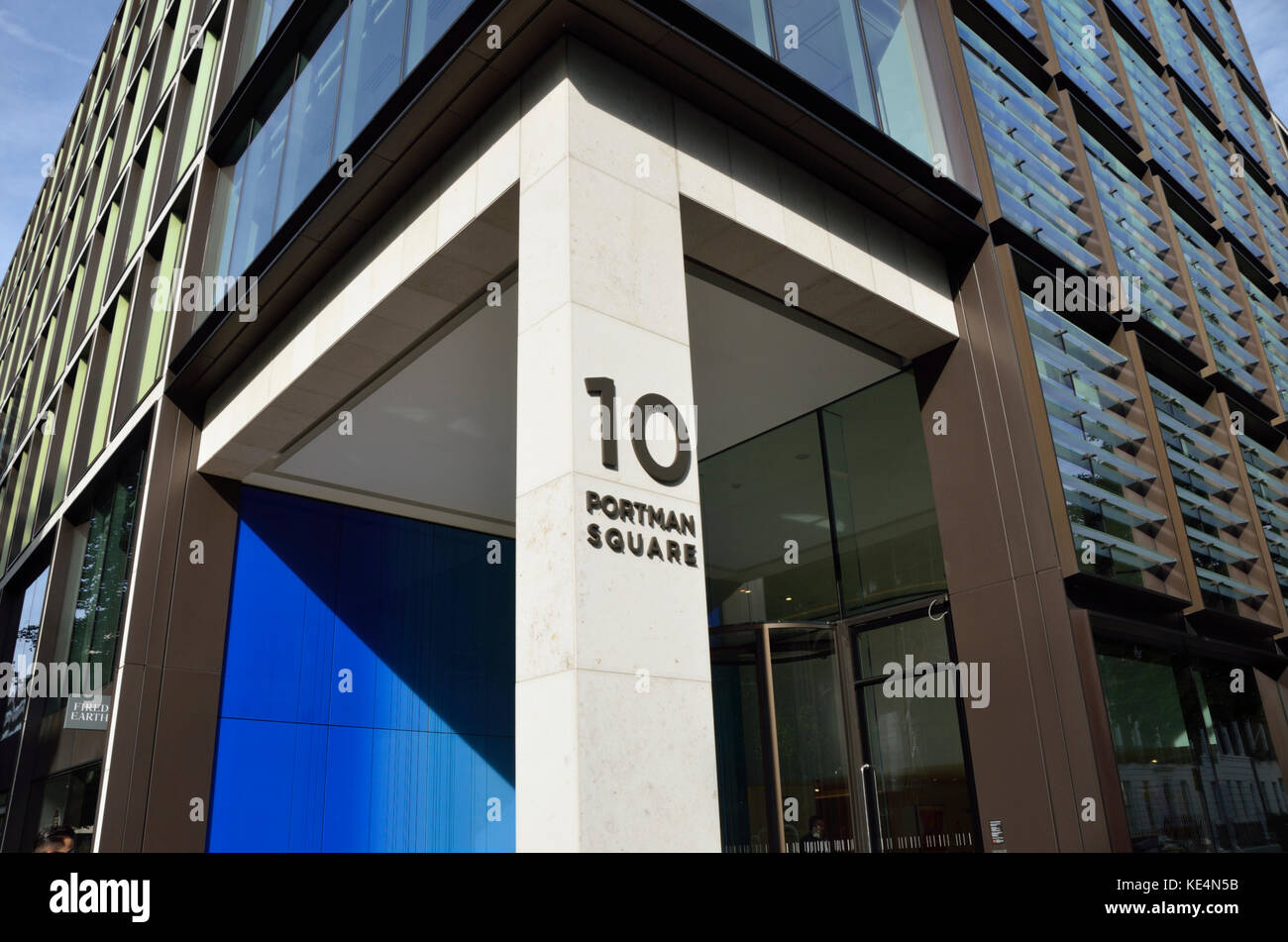 Office building at number 10 Portman Square, London, UK Stock Photo - Alamy