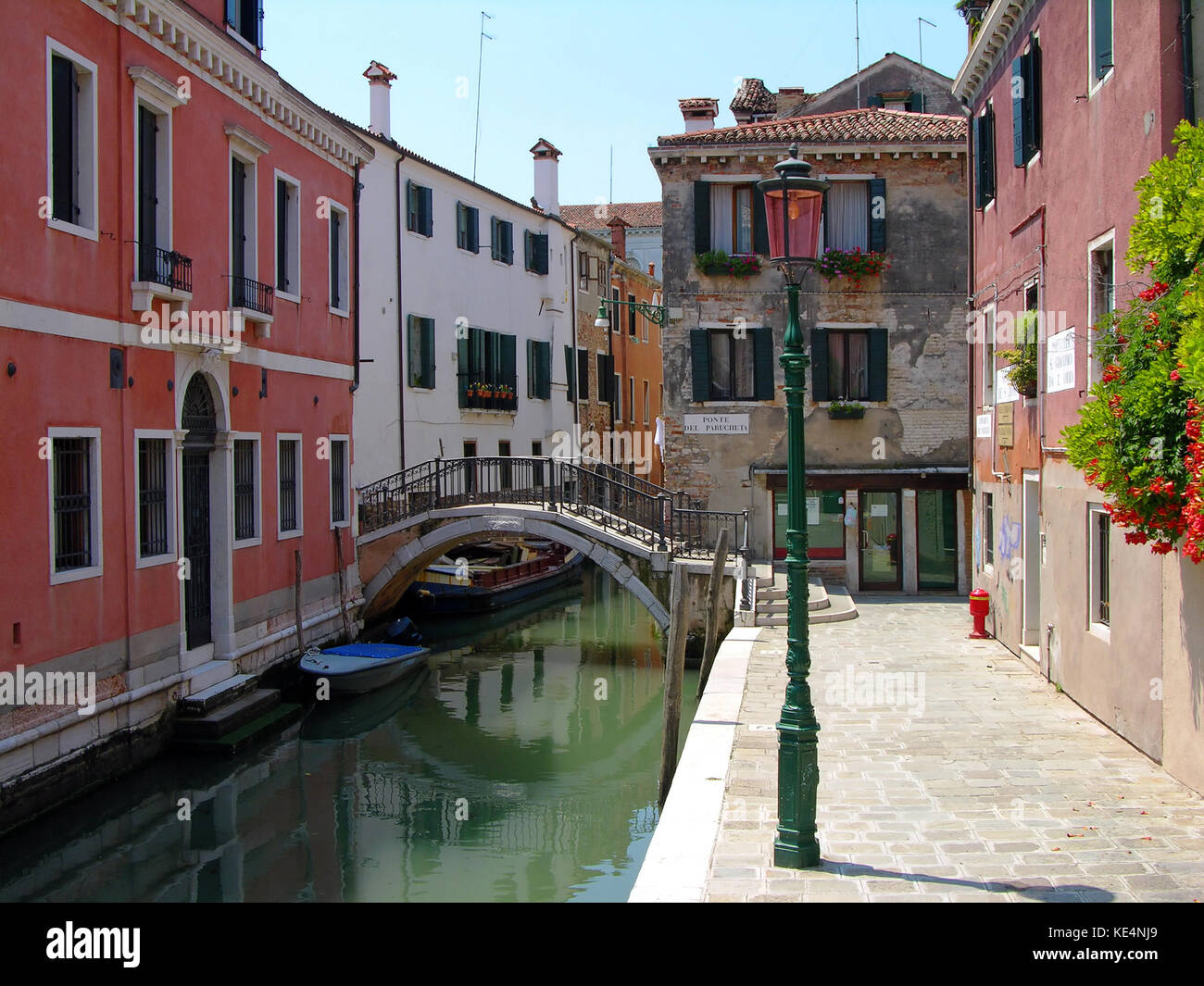 Venice water street hi-res stock photography and images - Alamy