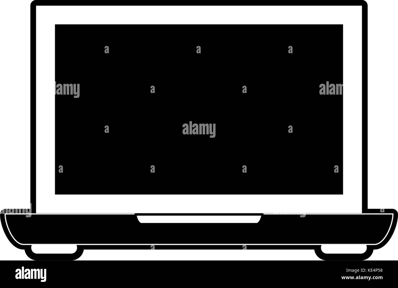 Laptop with books Stock Vector Image & Art - Alamy
