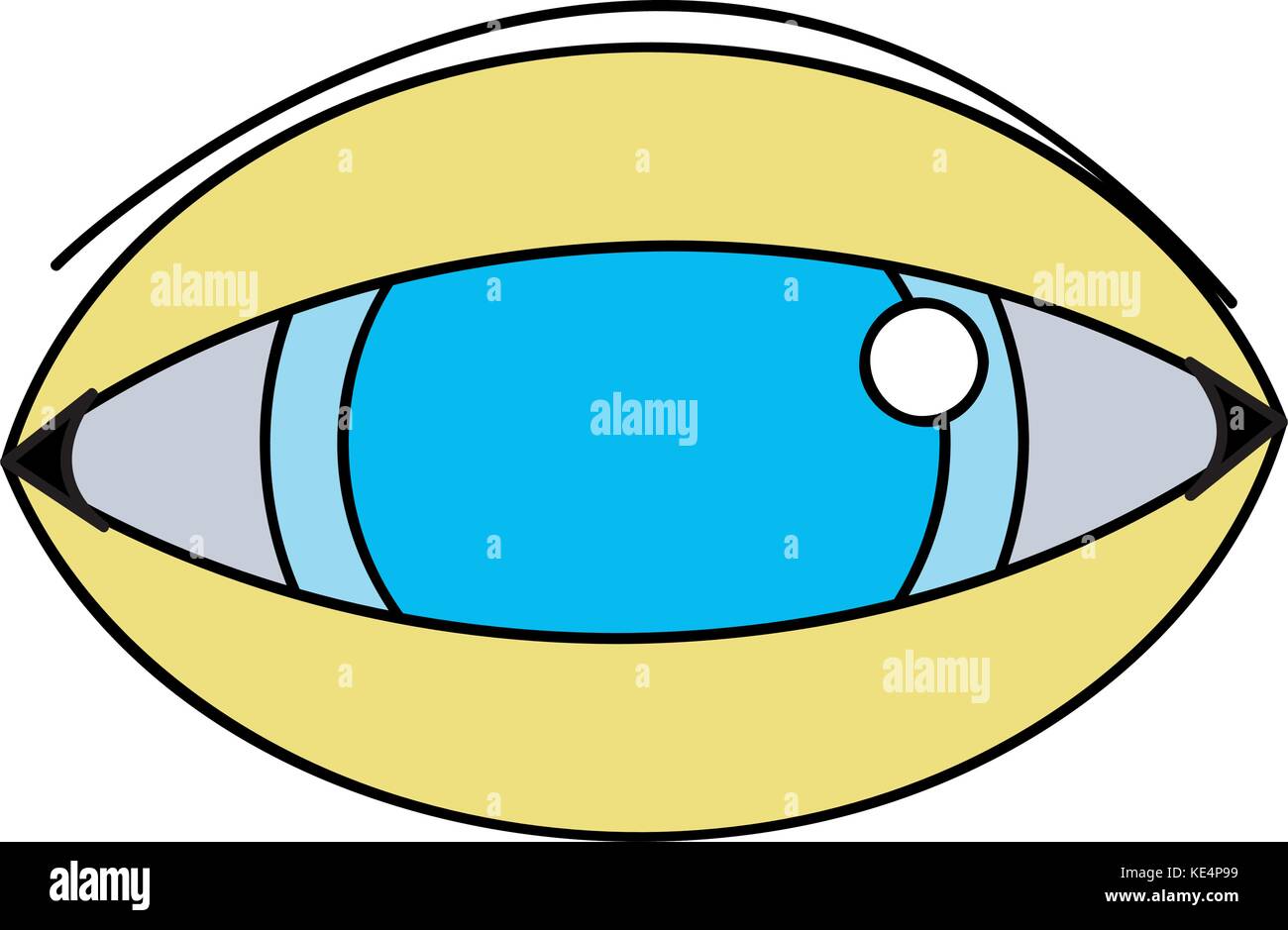 human eye to optical vision icon Stock Vector Image & Art - Alamy