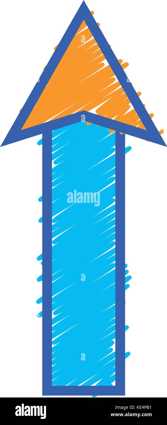 color web arrow up load icon Stock Vector Image & Art - Alamy