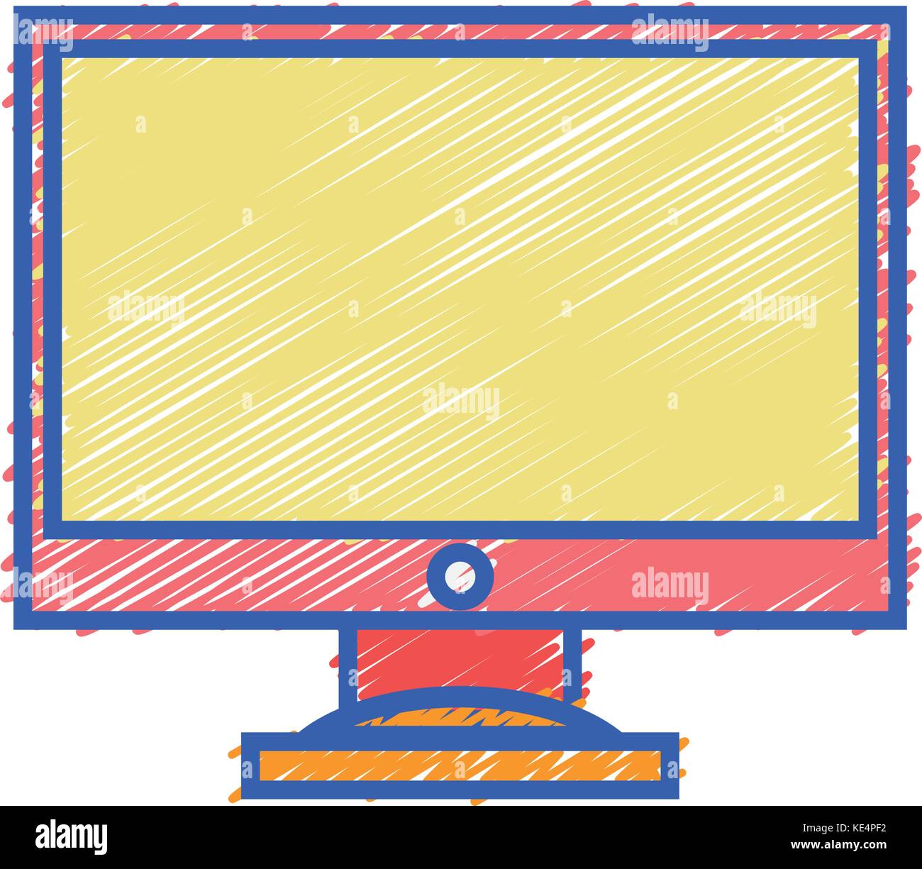 color computer screen electronic technology Stock Vector Image & Art ...