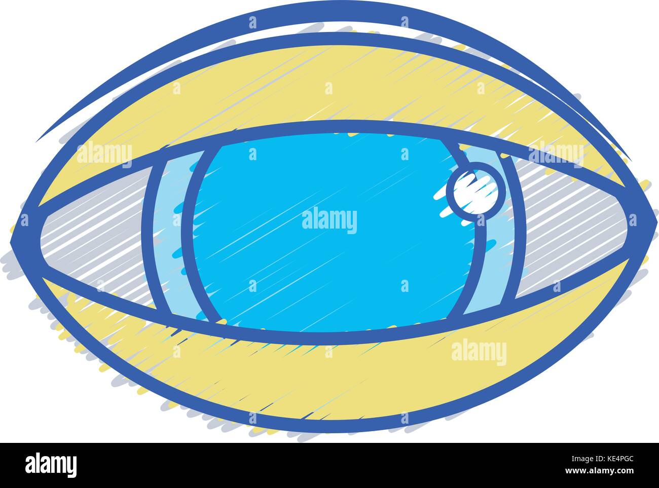 human eye to optical vision icon Stock Vector Image & Art - Alamy