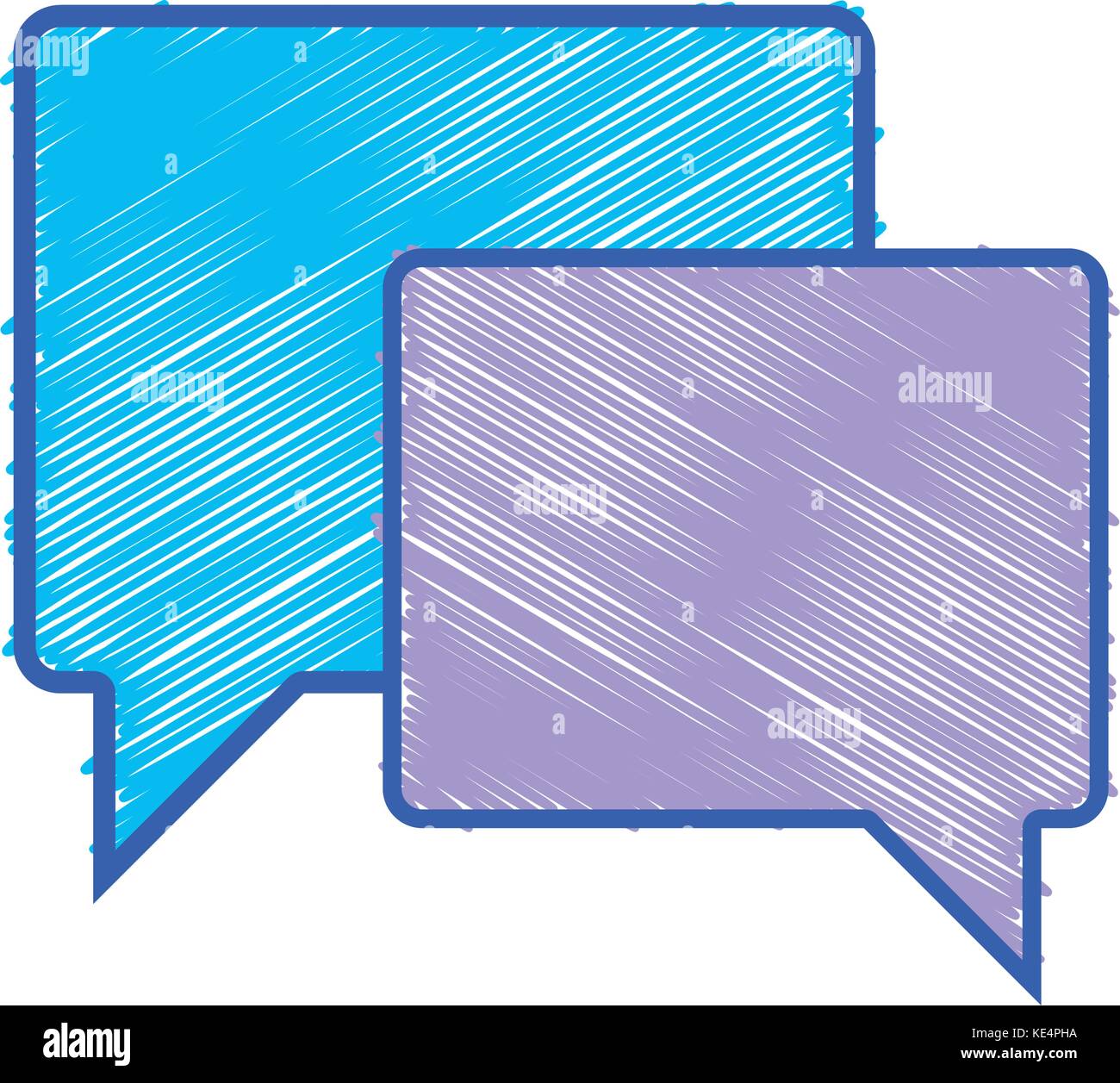 color chat bubbles notes text message Stock Vector Image & Art - Alamy