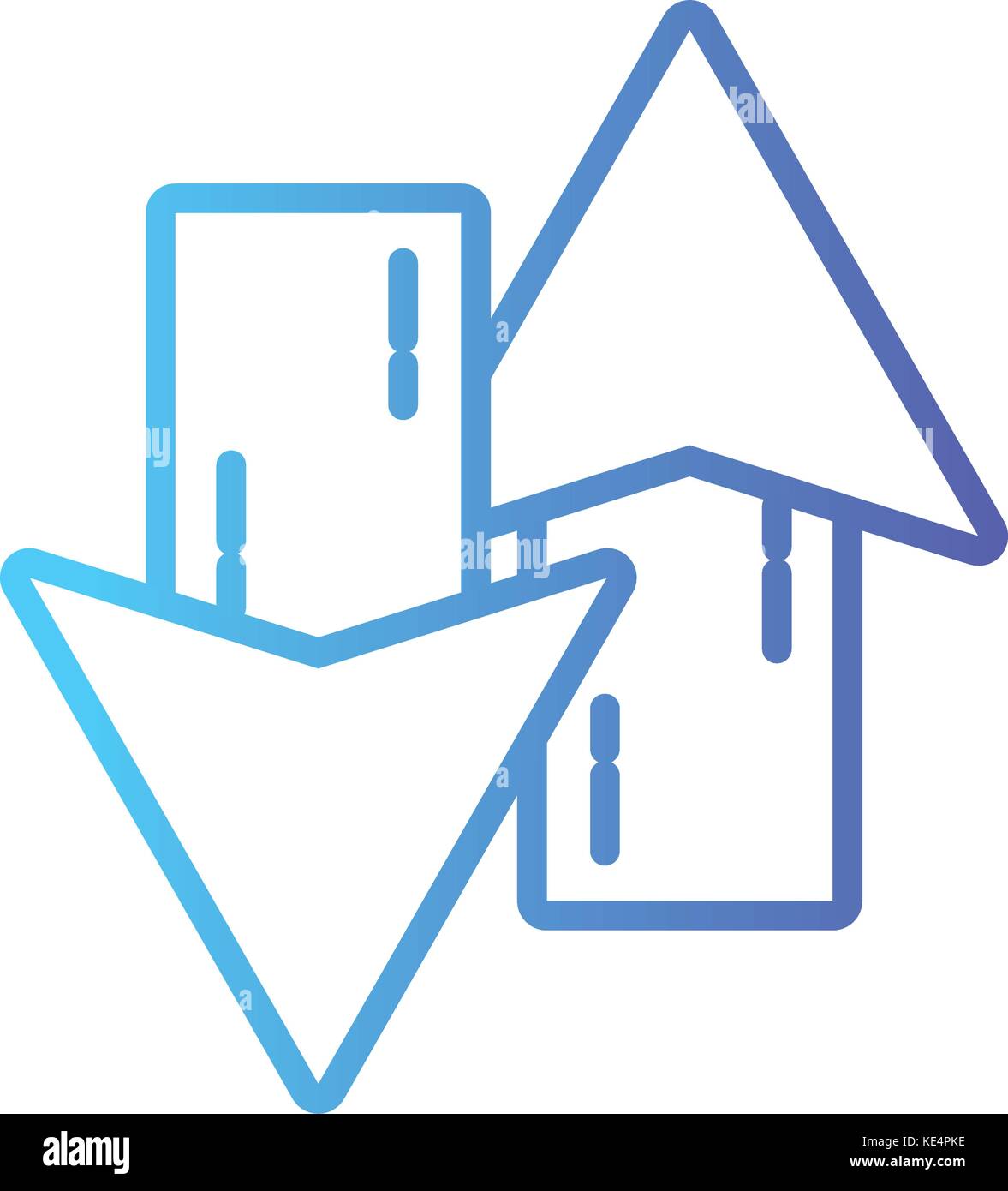 Loading arrows Stock Vector Images - Alamy