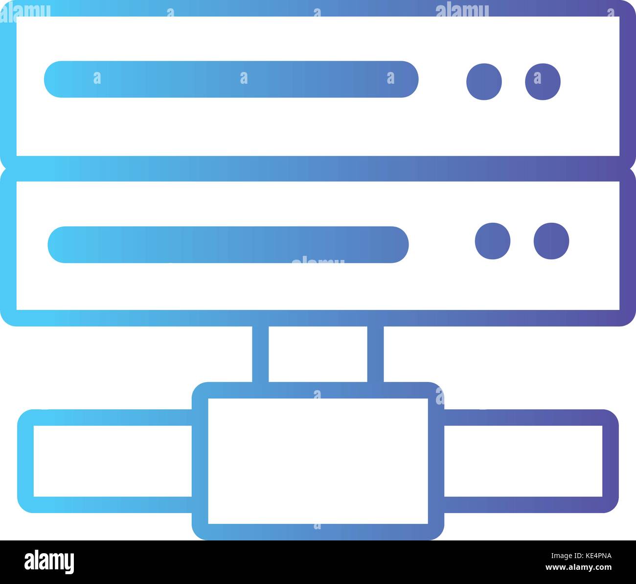 line data network swich uplink trunk Stock Vector Image & Art - Alamy