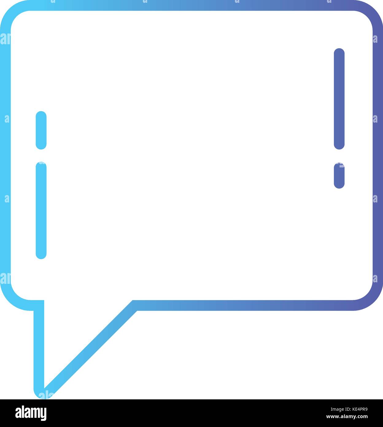 line chat bubble notes text message Stock Vector Image & Art - Alamy